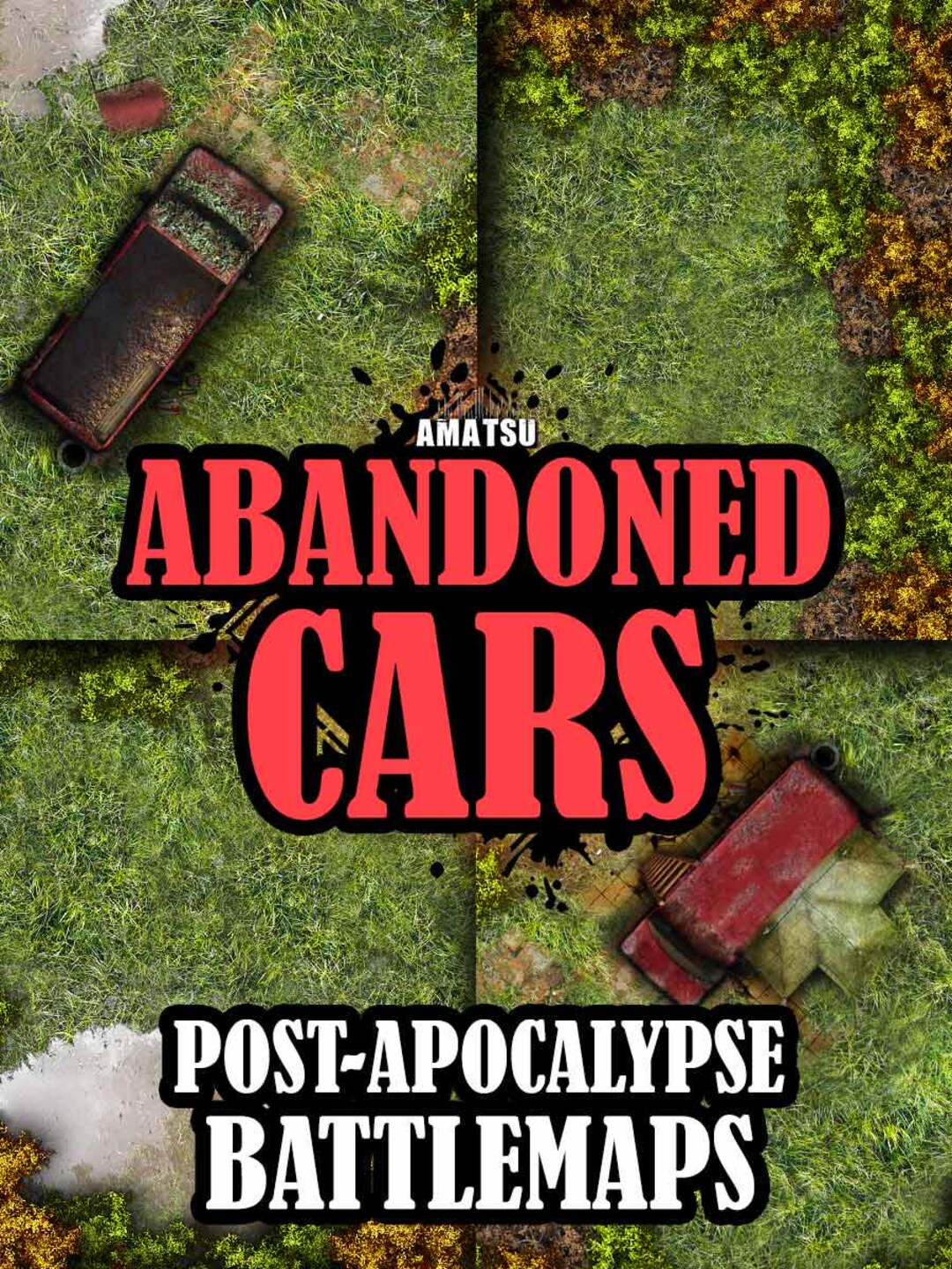 Post-apocalyptic Forest Abandoned Shelter Battle Map, Survival Basement ...