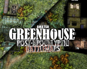 Post-apocalyptic Green House Battle Map Grass Dnd Jdr | Zombie ...