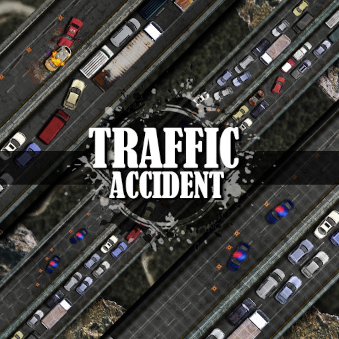 Traffic Accident Battlemap | RPG Modern Battle Map Road Bridge | Where ...