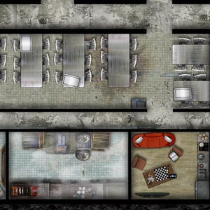 Fallout Vault Battle Maps | Post-apocalyptic Setting Battlemap, Sci-fi ...