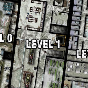 Fallout Vault Battle Maps | Post-apocalyptic Setting Battlemap, Sci-fi ...