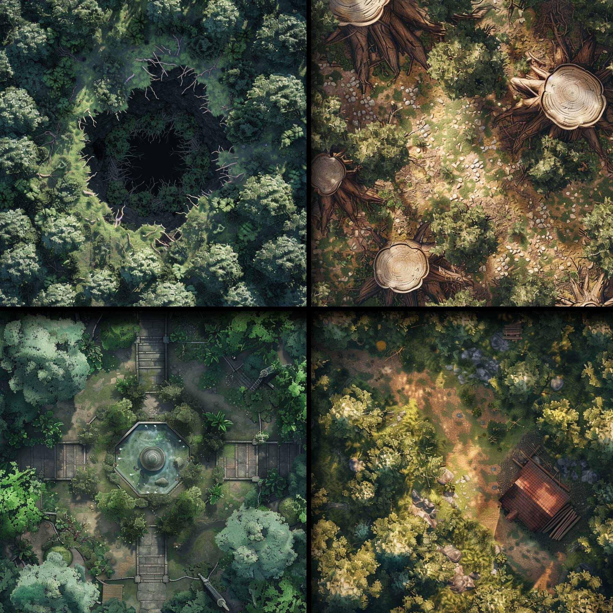 49 Dnd Digital Modular Terrain Tiles Forest Battle Maps | Digital ...