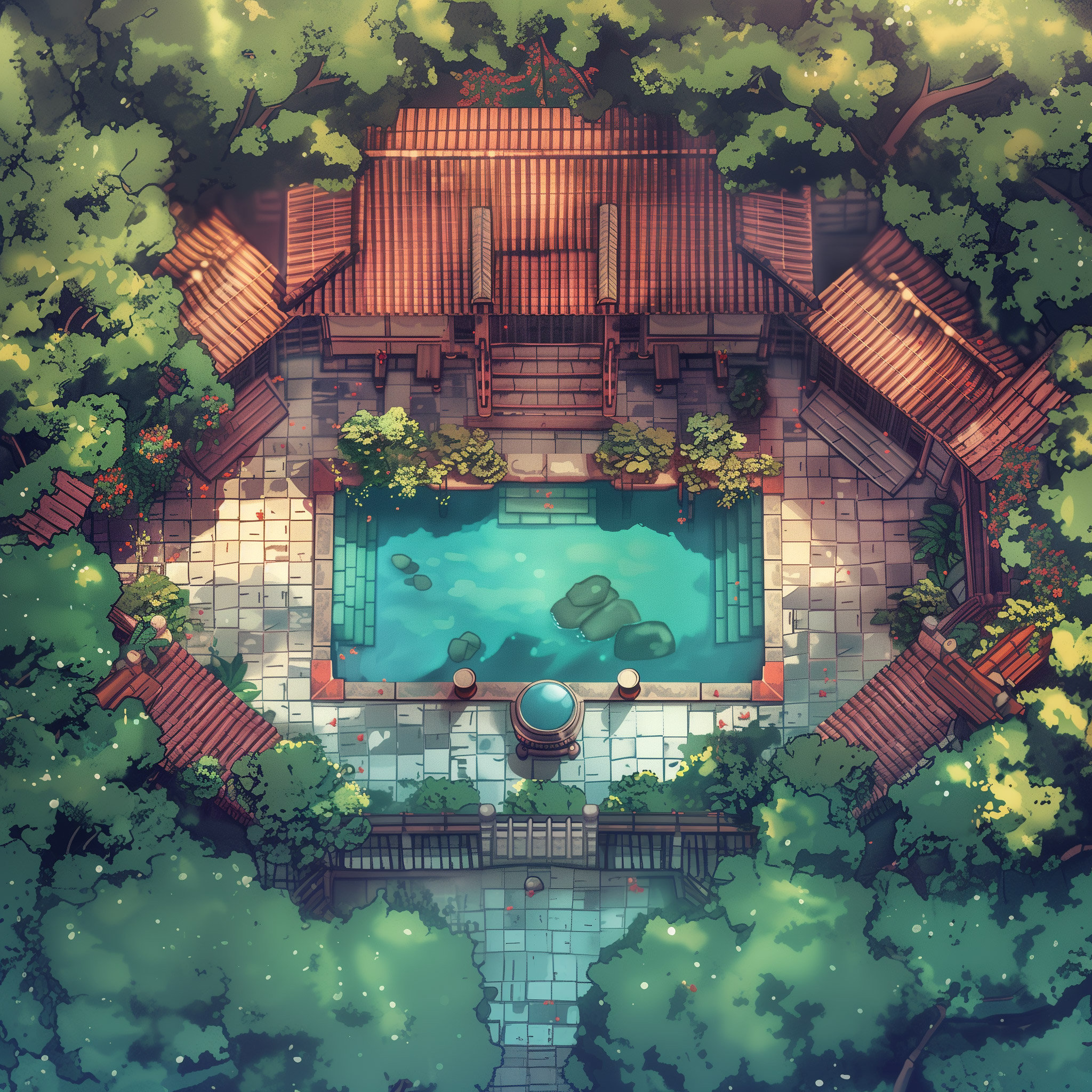 10 Japanese Dnd Maps | Asian Adventures Battlemap | Campaign Module ...