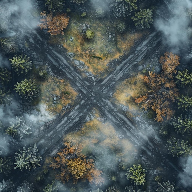 10 Dark Forest Map Dnd 5e, Roll20 Battlemap Dungeons and Dragons, Dd ...