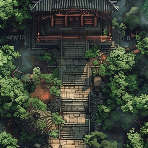 10 Japanese Dnd Maps | Asian Adventures Battlemap | Campaign Module | Rokugan, L5r, Legends of ...