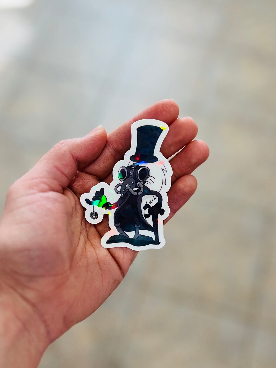 Dr. Nihil Sticker Holographic Sticker Ghostemane Sticker - Etsy