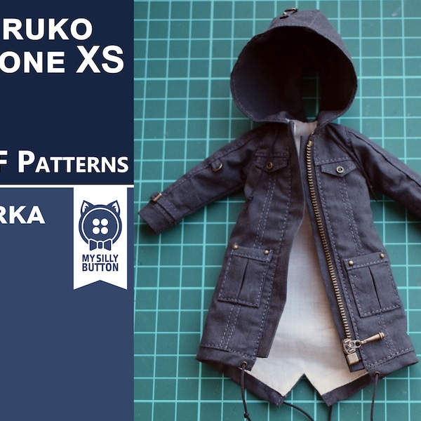 Sewing Pdf Patterns parka Coat Azonexs/ruruko/obitsu22 With Step-by ...
