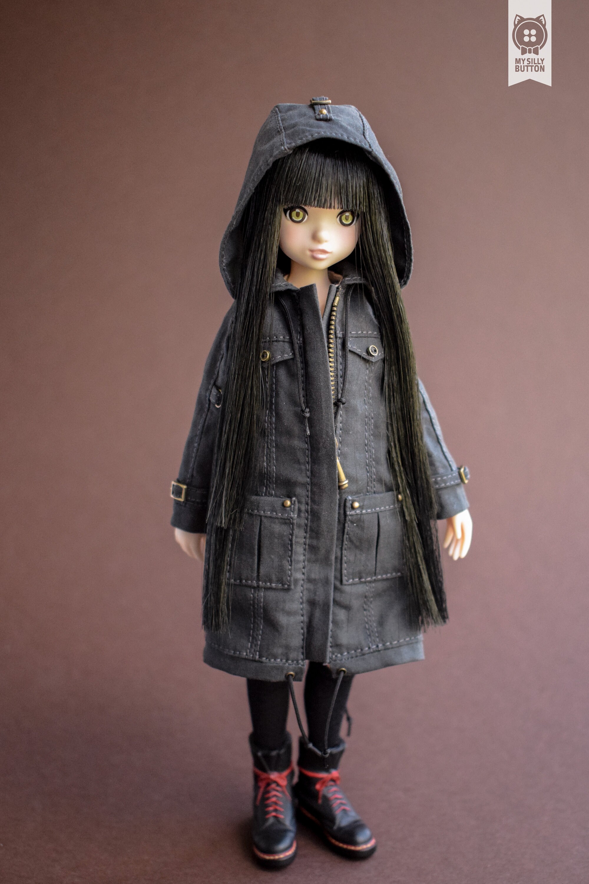 Sewing Pdf Patterns "parka Coat" Azonexs/ruruko/obitsu22 With Step-by ...