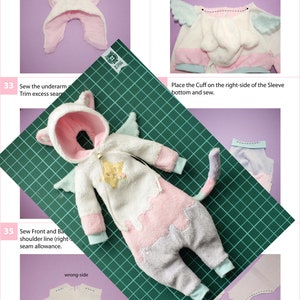 Sewing PDF Patterns "kigurumi" for Azone/blythe/obitsu With Step-by ...