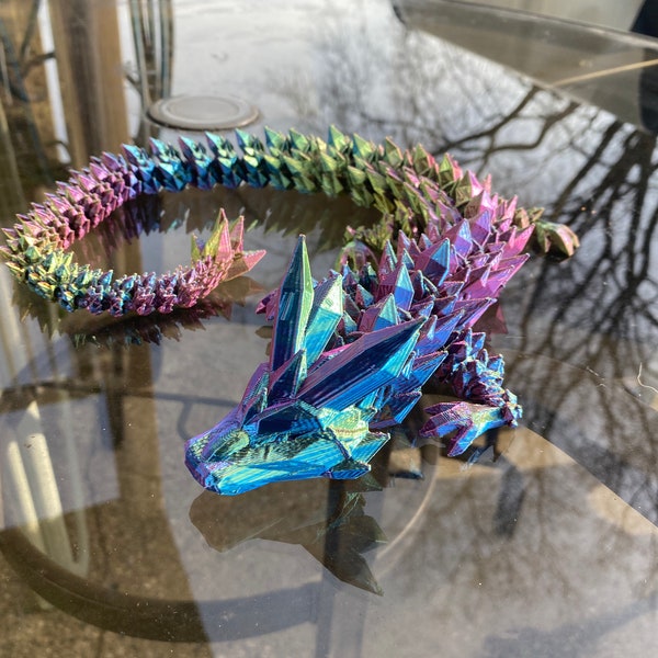 Articulated Crystal Dragon Files - Etsy