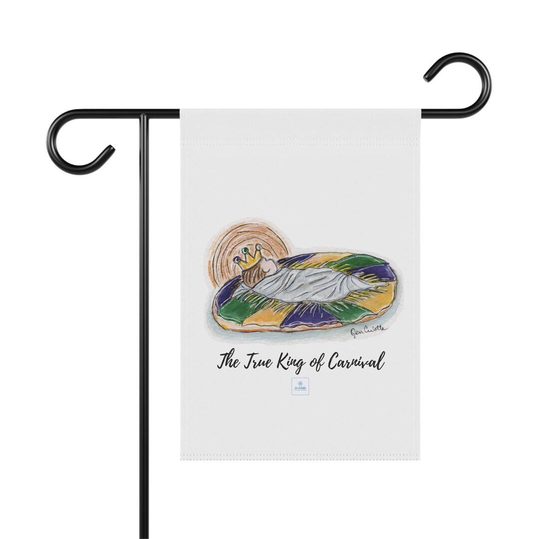 True King of Carnival Garden Flag - Etsy