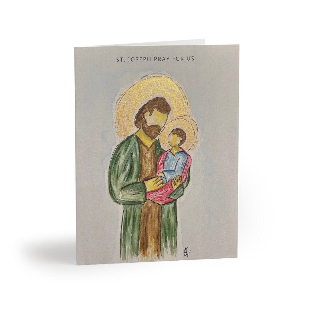 St. Joseph Greeting Cards (8, 16, and 24 Pcs) - Etsy