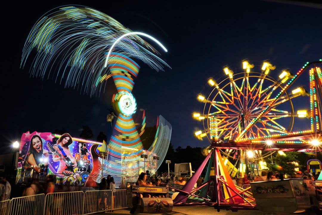 Carnival Lights Digital Photograph - Etsy