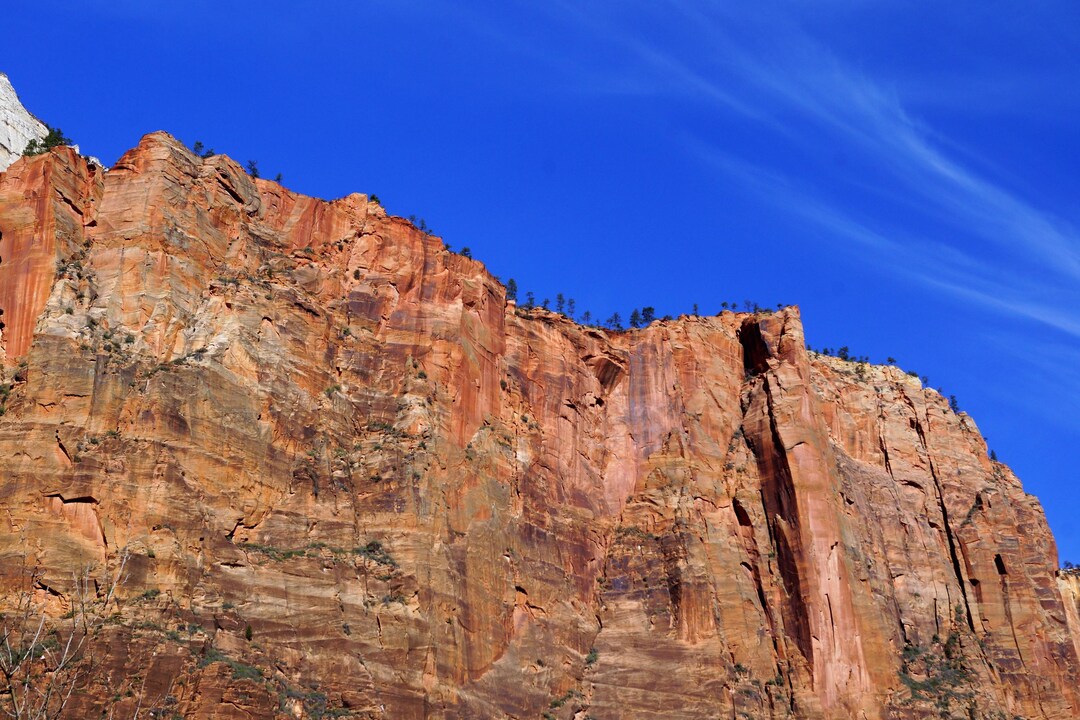 Deep Blue Zion Sky Digital Photograph - Etsy