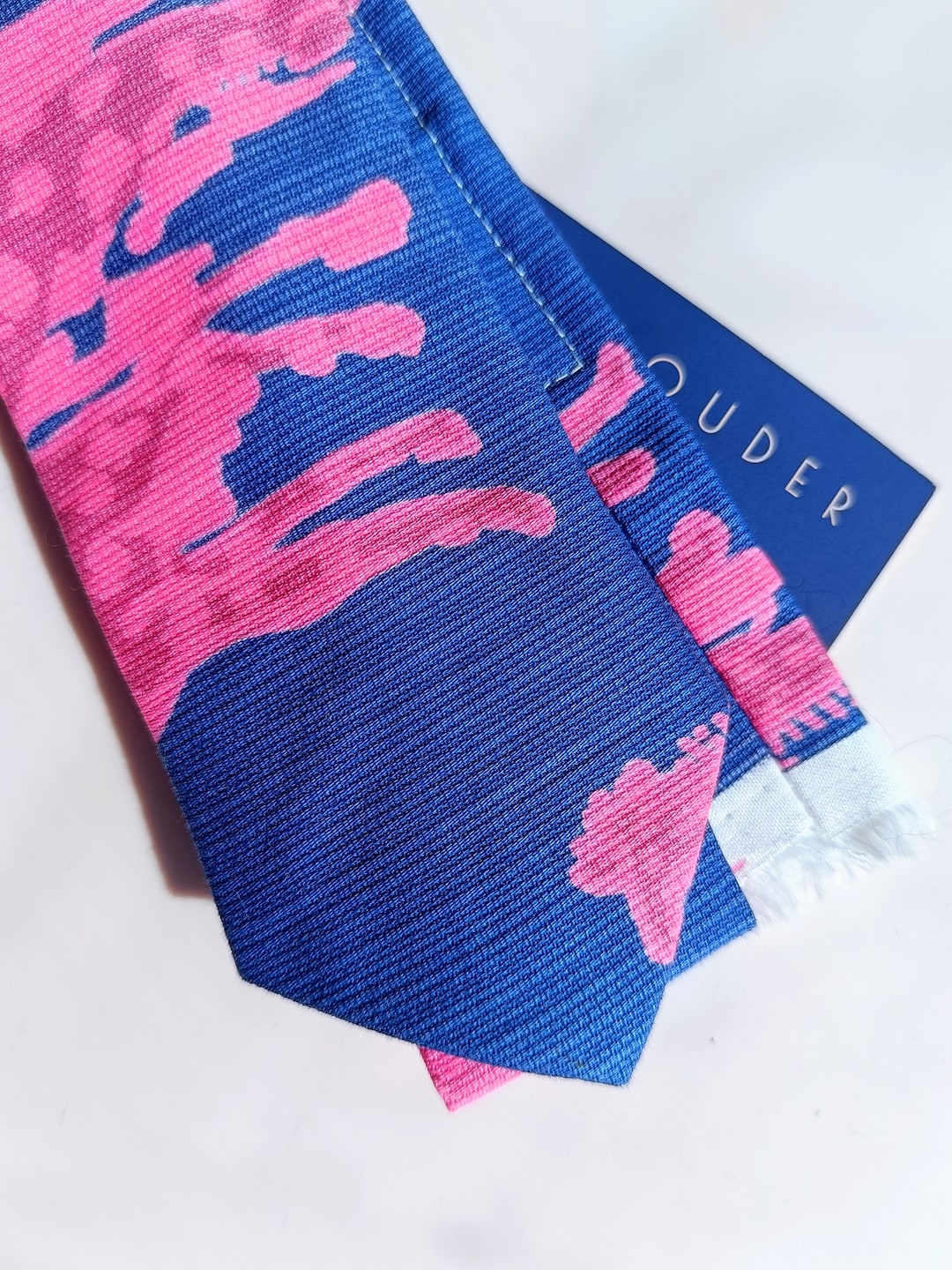 Blue and Bright Pink Tie Men's Ties-woman Wedding Ties - Etsy