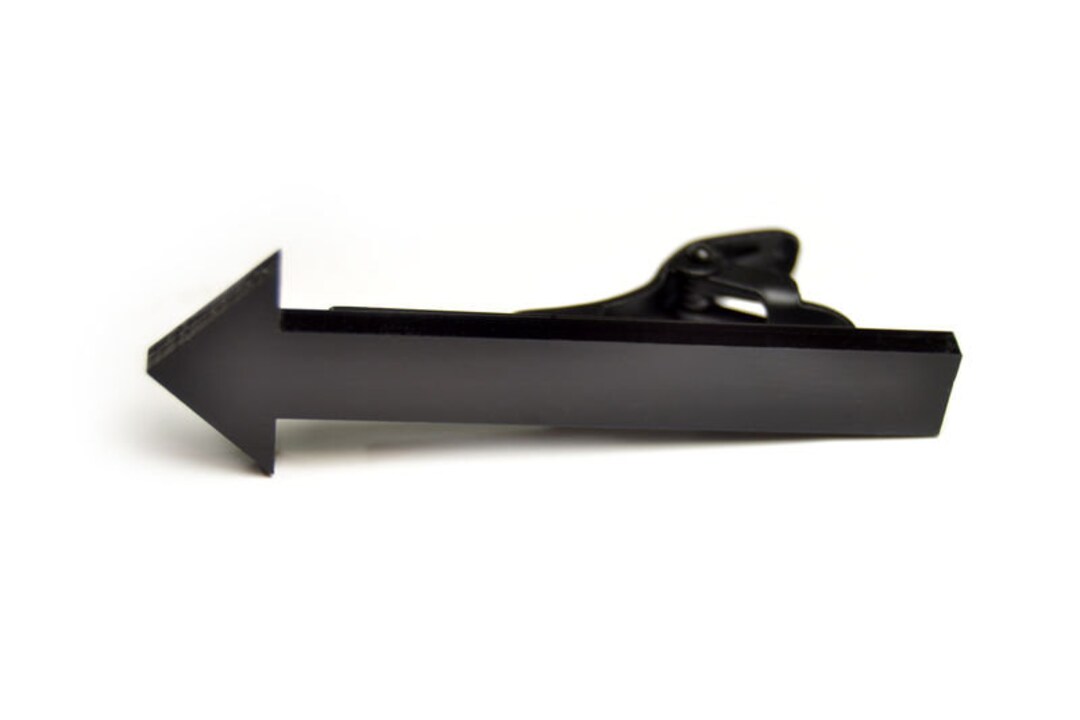 Black Arrow Tie Bar, Arrow Tie Clip, Tie Bars, Groomsmen Tie Bar ...