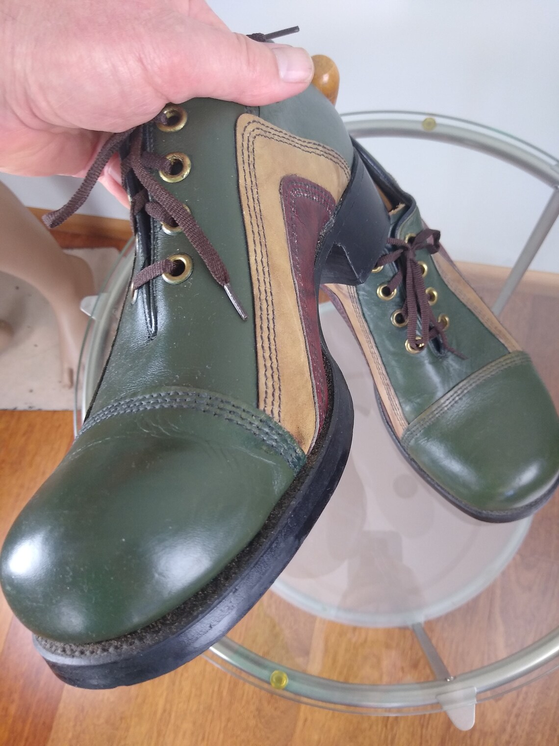 1970s Men's Platform Shoes Size 13 /14 - Etsy