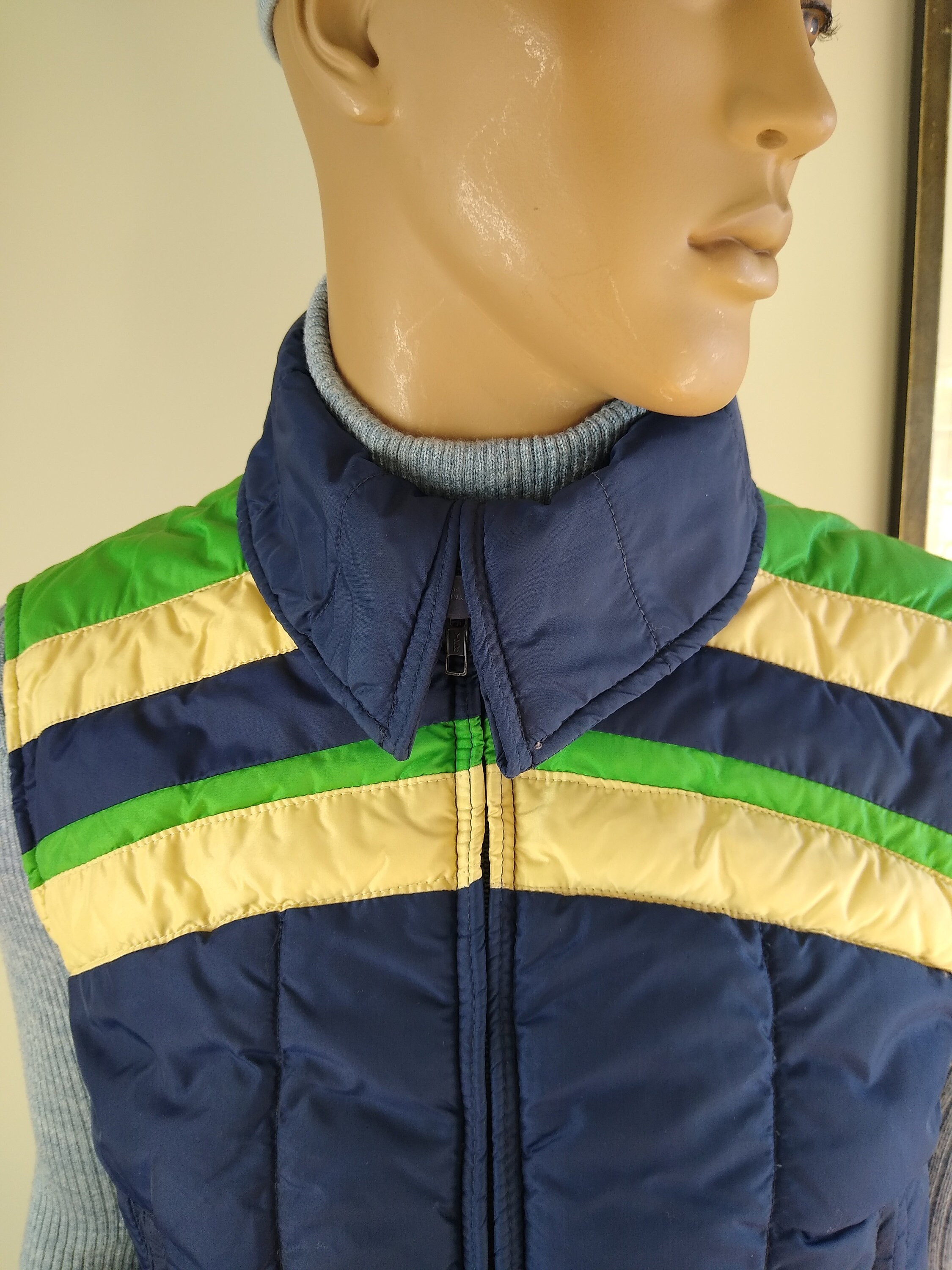 1980s Down Ski Vest Alpine Designs Size M as is - Etsy