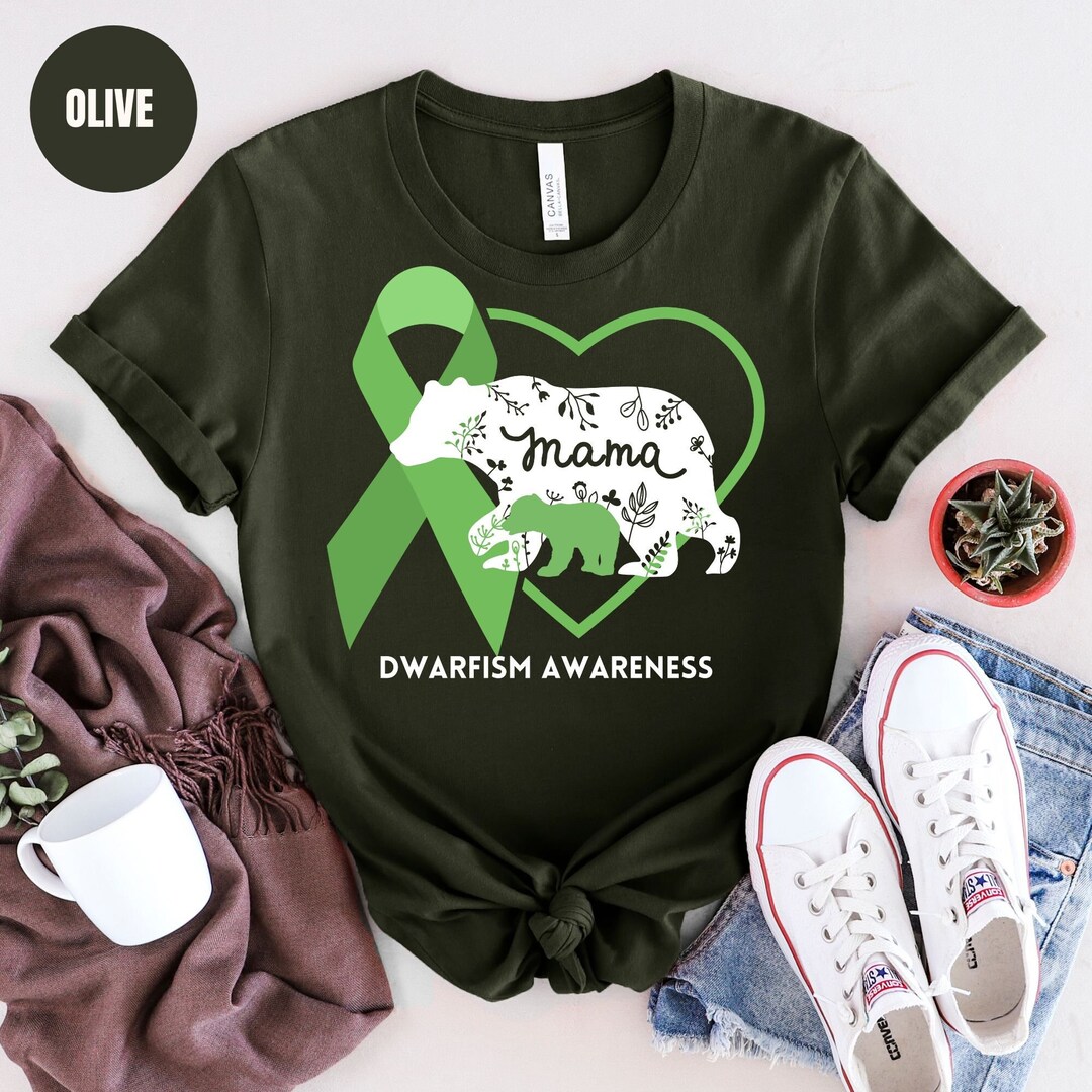 Dwarfism Awareness Month Shirt, Celebrate Dwarfism Awareness, Mama Bear ...