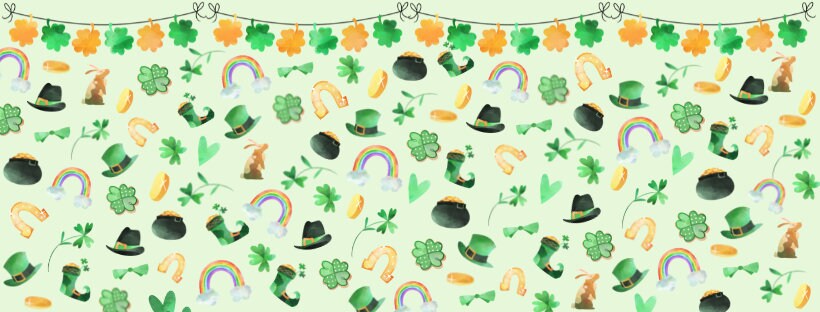 St. Patrick's Day March Facebook Cover Image - Etsy