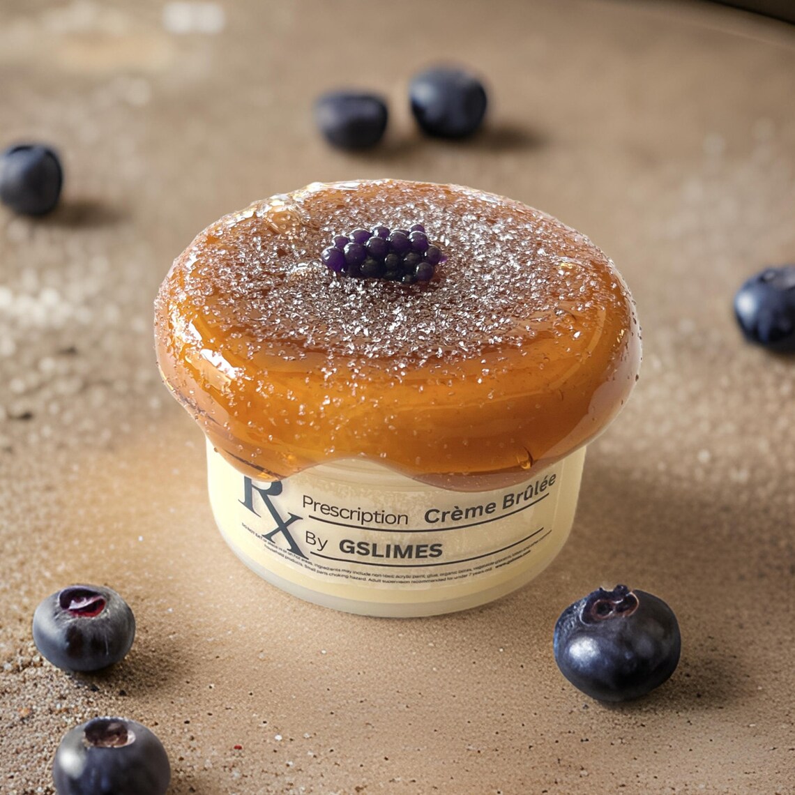 Silky Smooth Slime Flan Brûlée - Etsy