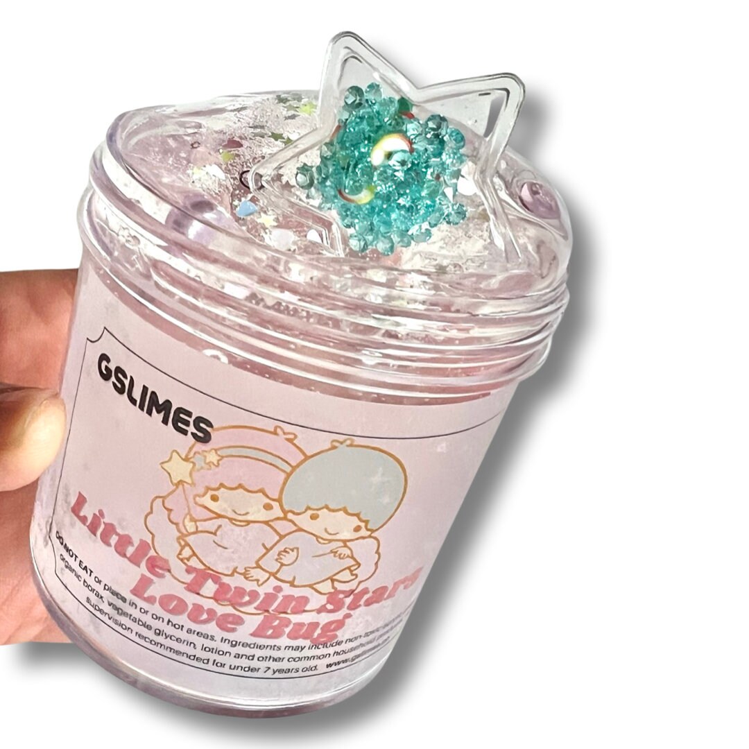 Medium Thick Clear Slime Cute Crystal Charm - Etsy