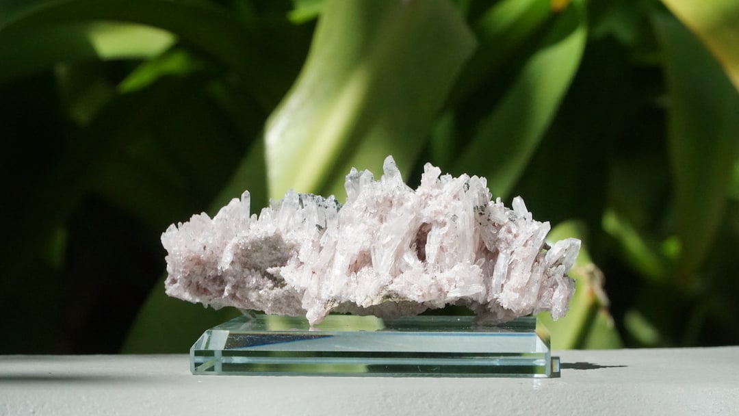 Faden Quartz, Pink Faden Quartz Crystal, Clear Quartz Crystal, Faden ...