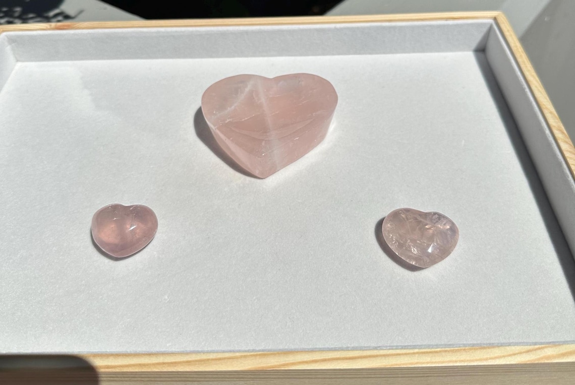 Rose Quartz Heart, Pink Quartz, Rose Quartz Heart Healing, Crystals ...
