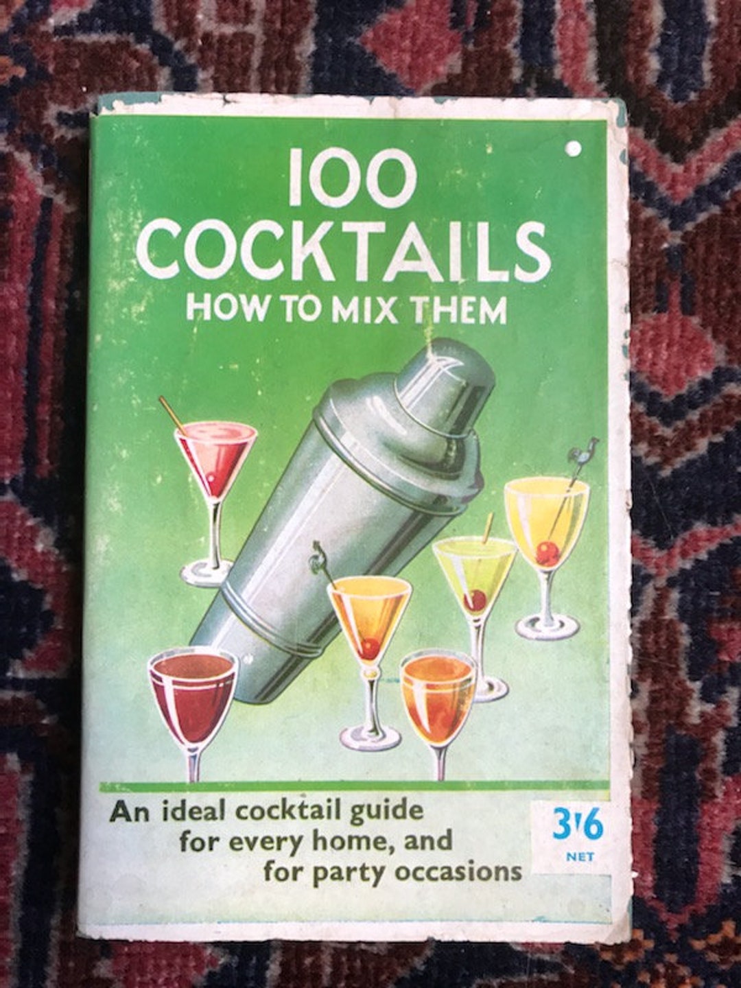 1958 Original 100 Cocktails and How to Mix Them by Bernard - Etsy