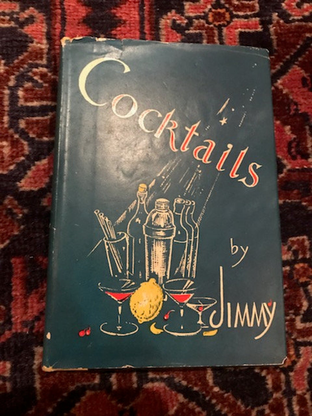 SCARCE 1930 Original W/dj "cocktails" by Jimmy Bartender's Guide Mixing ...