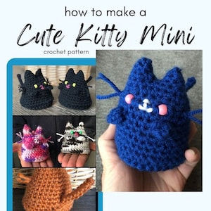 Cute Kitty Mini Crochet Pattern | Easy Small Amigurumi | Beginner ...