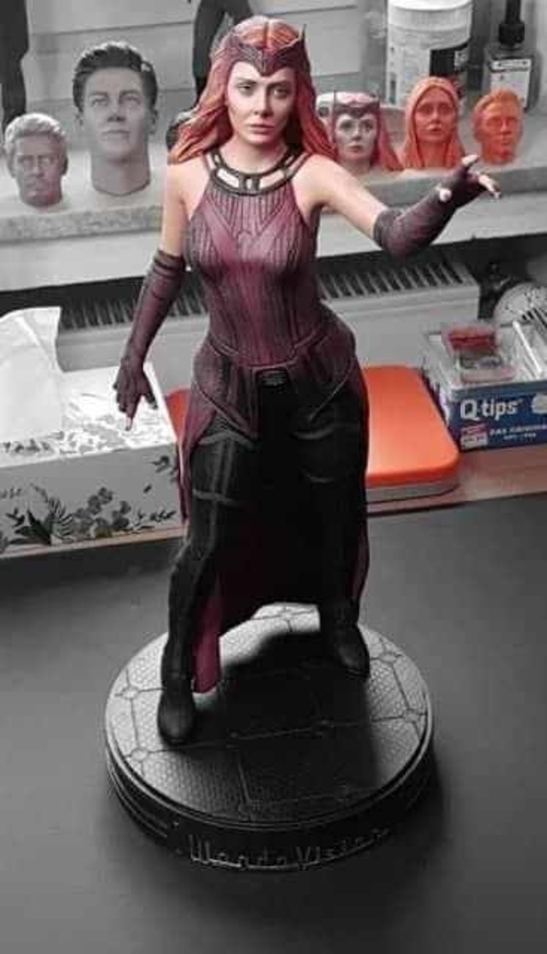 Wanda Scarlet Witch Figure3d Model STL File for 3D Printers - Etsy ...