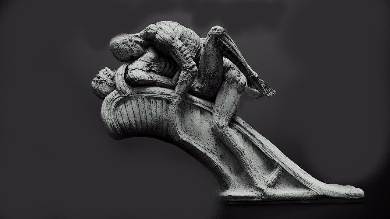 Scorn Statue 3D Model STL File for 3D Printers Print Ready - Etsy Ireland