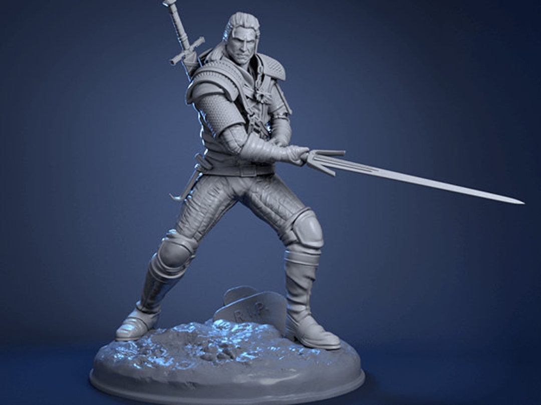 The Witcher Figure 3D Model STL File for 3D Printers Print - Etsy Hong Kong