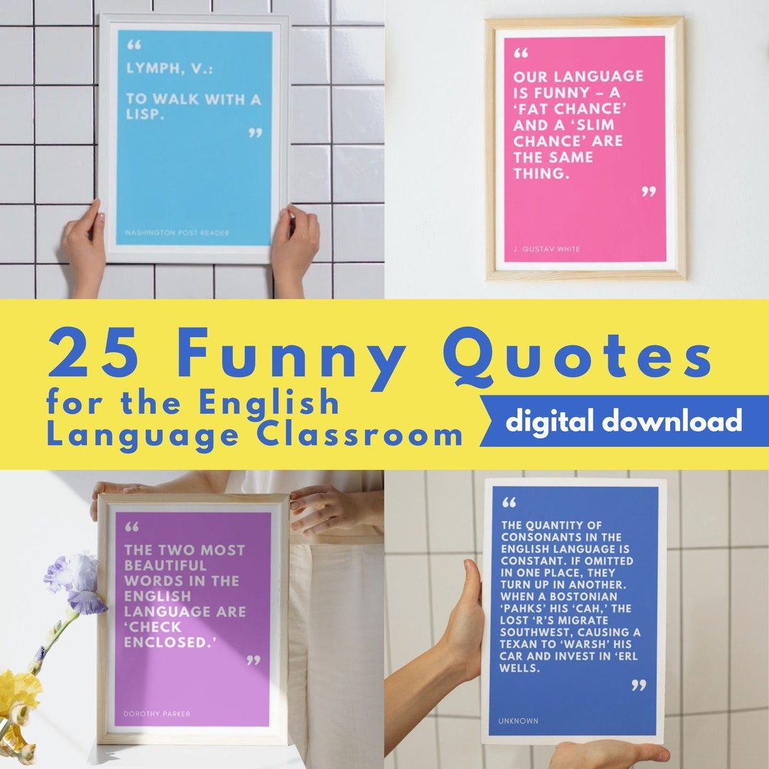 25 Funny Quotes for the English Language Classroom | 80s Palette ...