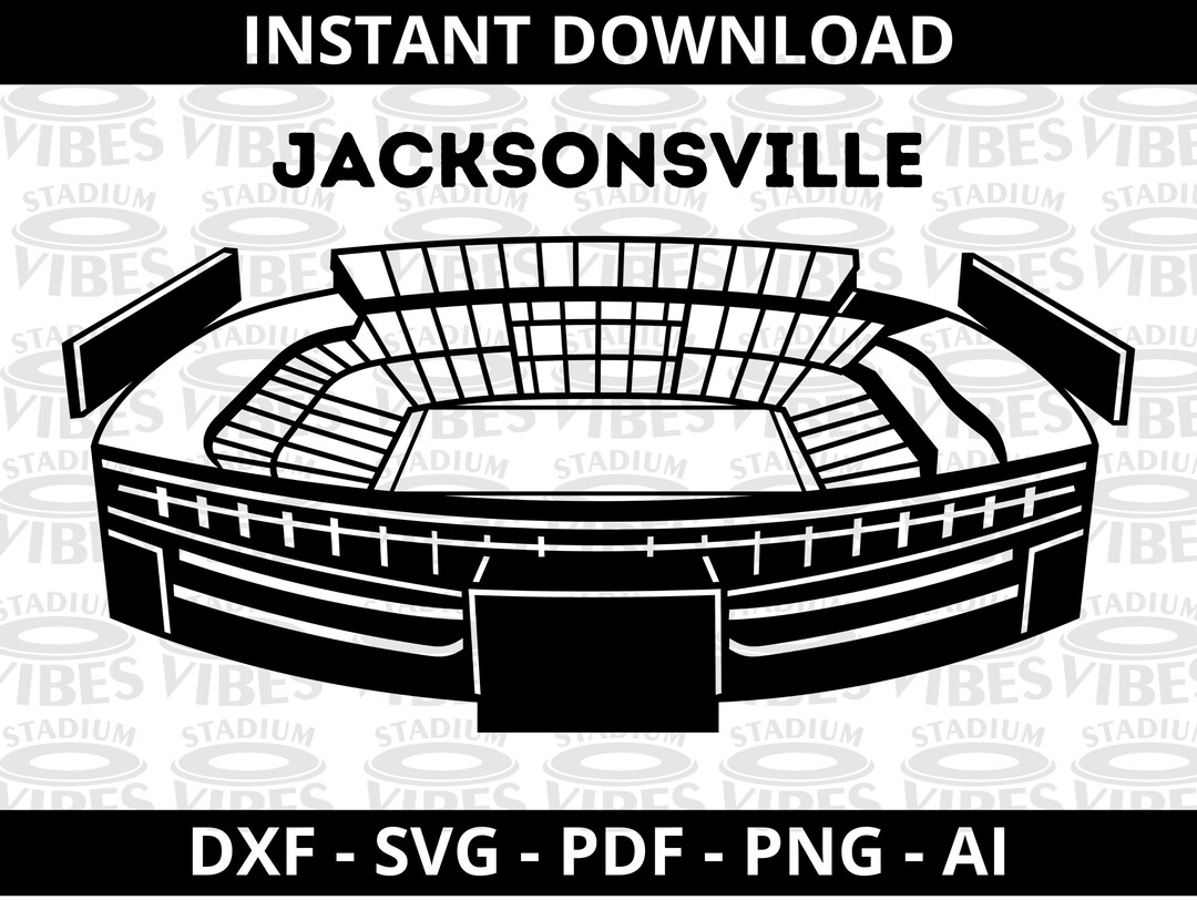 Jacksonsville Stadium Laser Cut Dxf Football Stadium Wall - Etsy