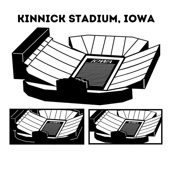 Kinnick Stadium Png - Etsy