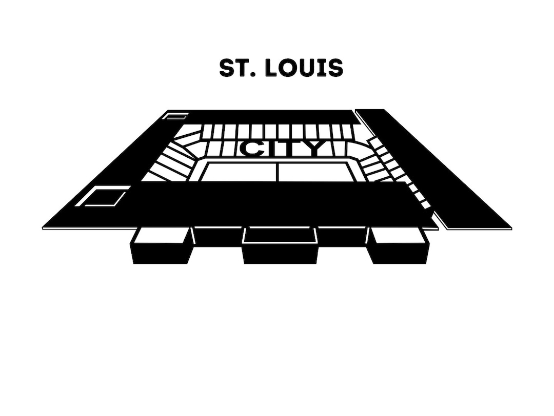 St Louis Football Stadium Svg, Wall Decor St Louis Stadium, Laser Cut ...