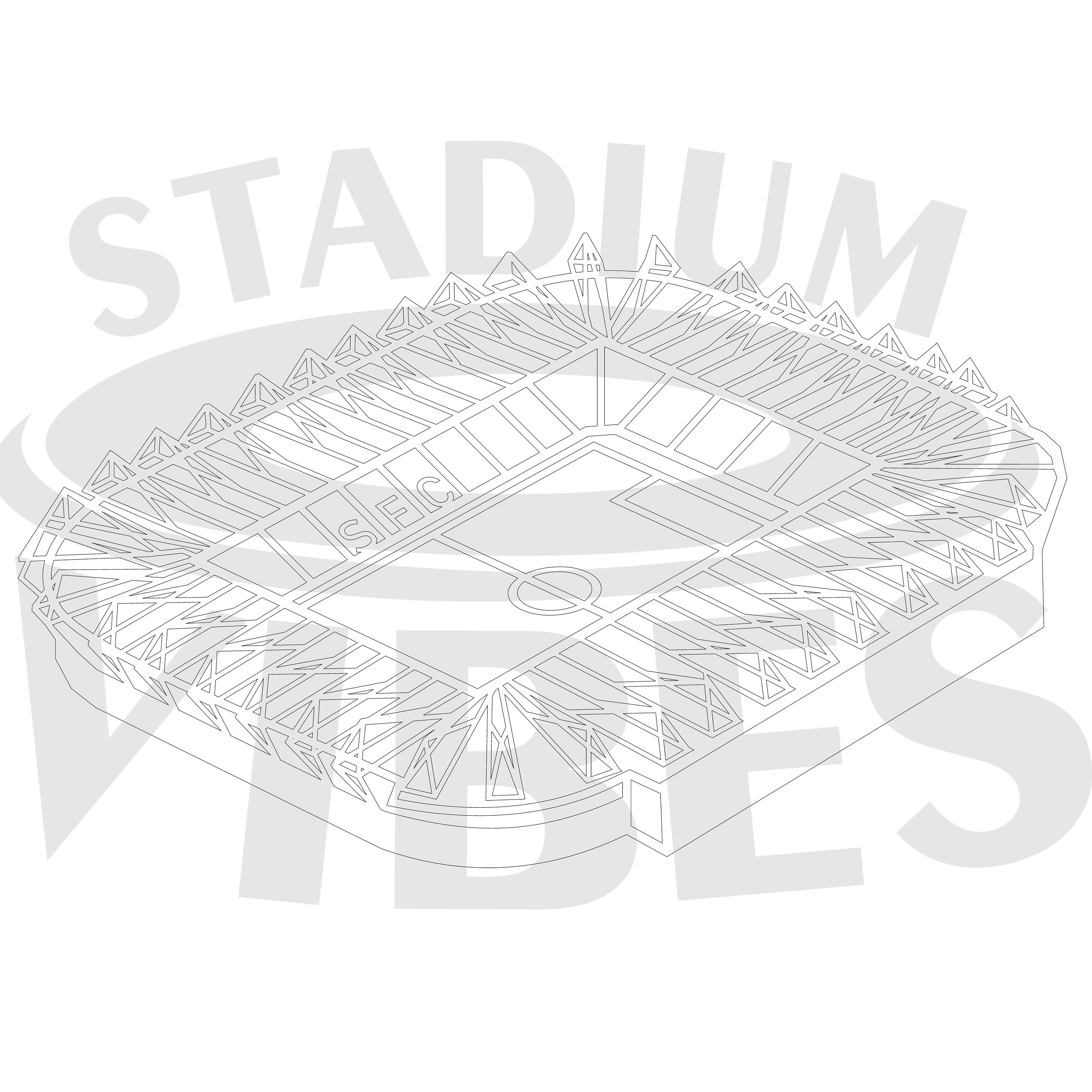 St Marys Stadium Svg, Southampton Wall Decor, Southmapton Stadium Laser ...