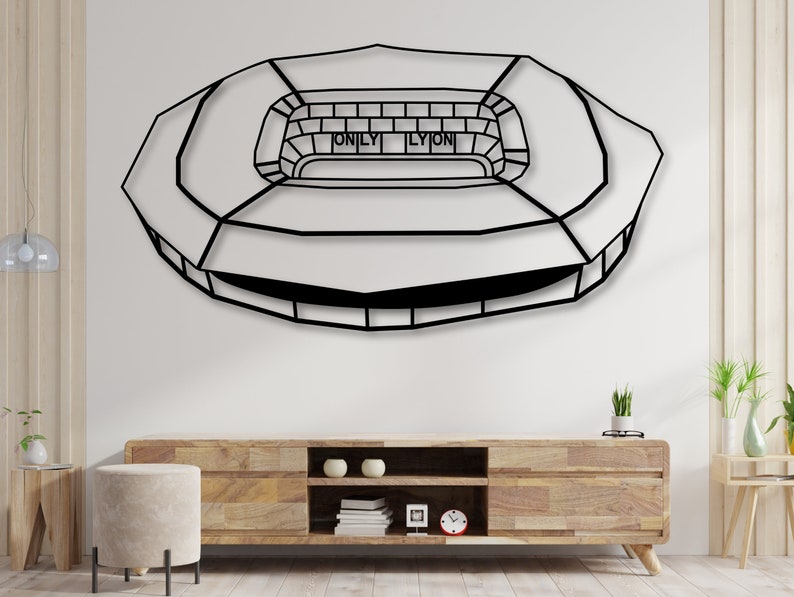 Stadion Park Stadium, Laser Cut File, Stadium Wall Decor, Lyon Football ...