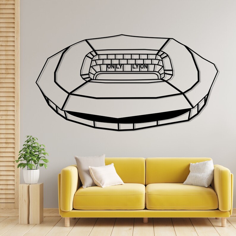 Stadion Park Stadium Laser Cut File Stadium Wall Decor Lyon - Etsy