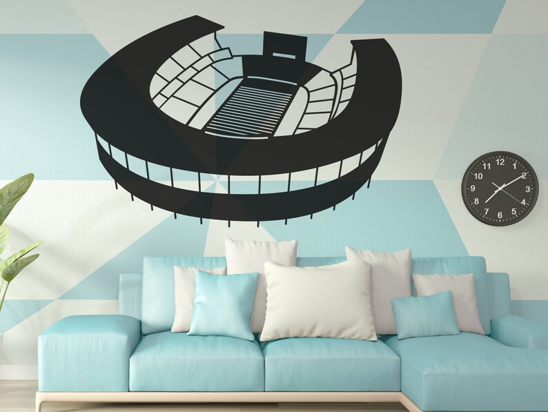 Waco Stadium Laser Cut, Football Wall Decor Svg, Laser Design, Wall Art ...