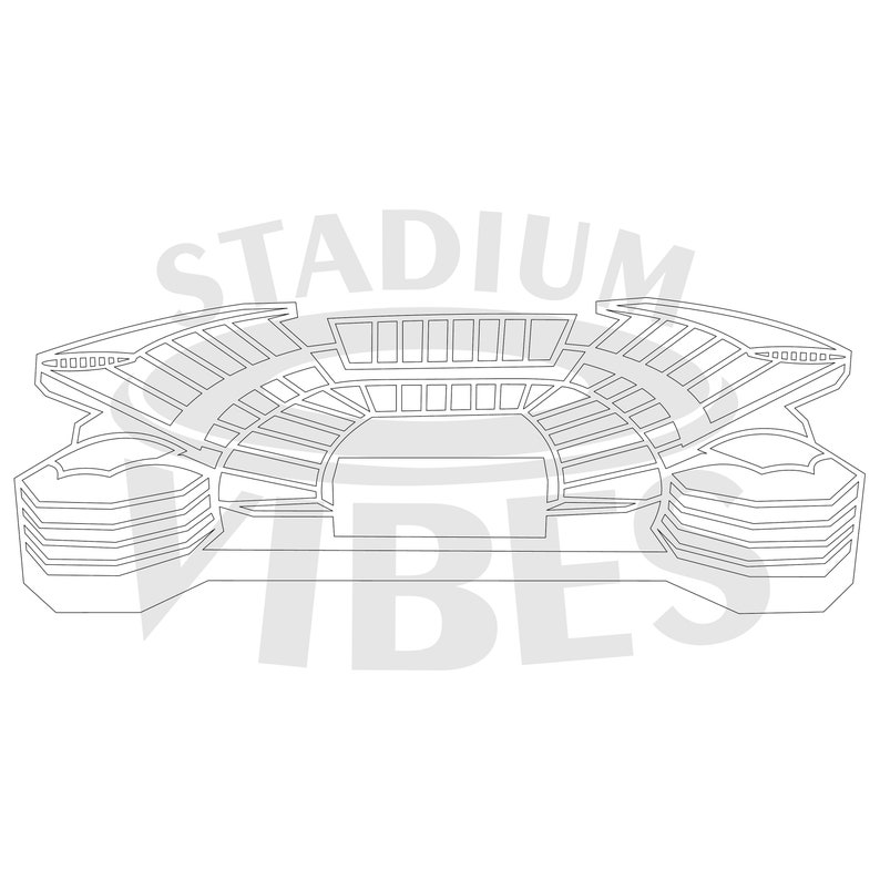 Pittsburgh Football Stadium Svg, Wall Decor Pittsburgh Stadium Laser ...