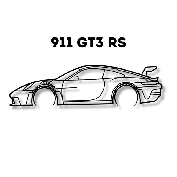 Porsche gt3 rs vector - Etsy México