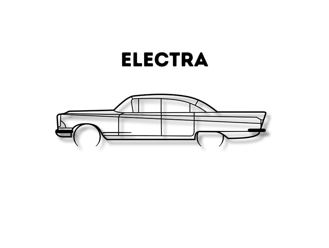 Electra Silhouette Dxf, Car Laser File, Car Vector Art, Classic Car - Etsy