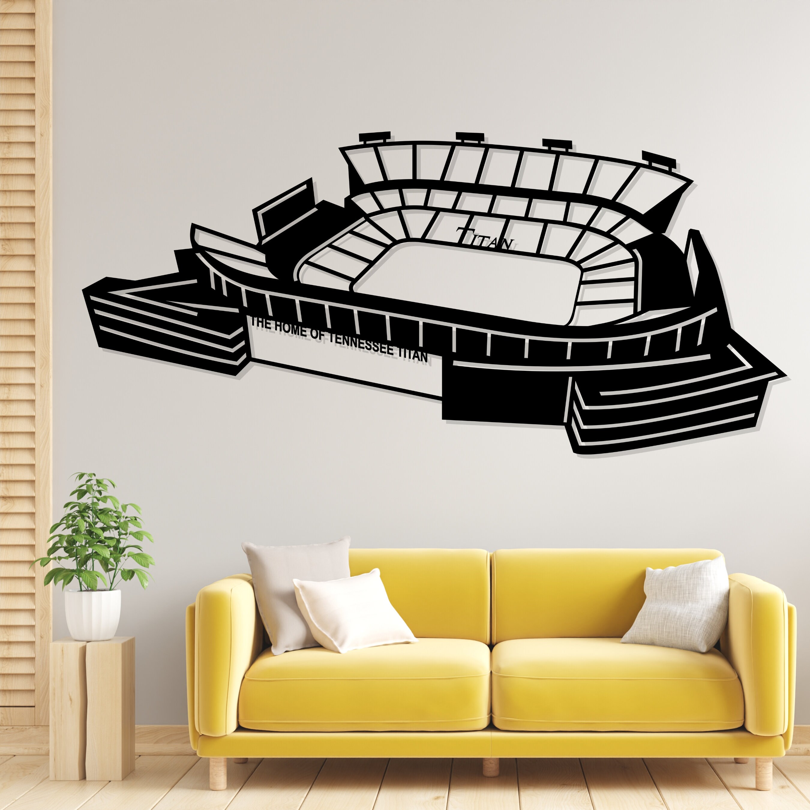 Tennesee Stadium Laser Cut, Dxf, Football Stadium Wall Decor Svg, Laser ...
