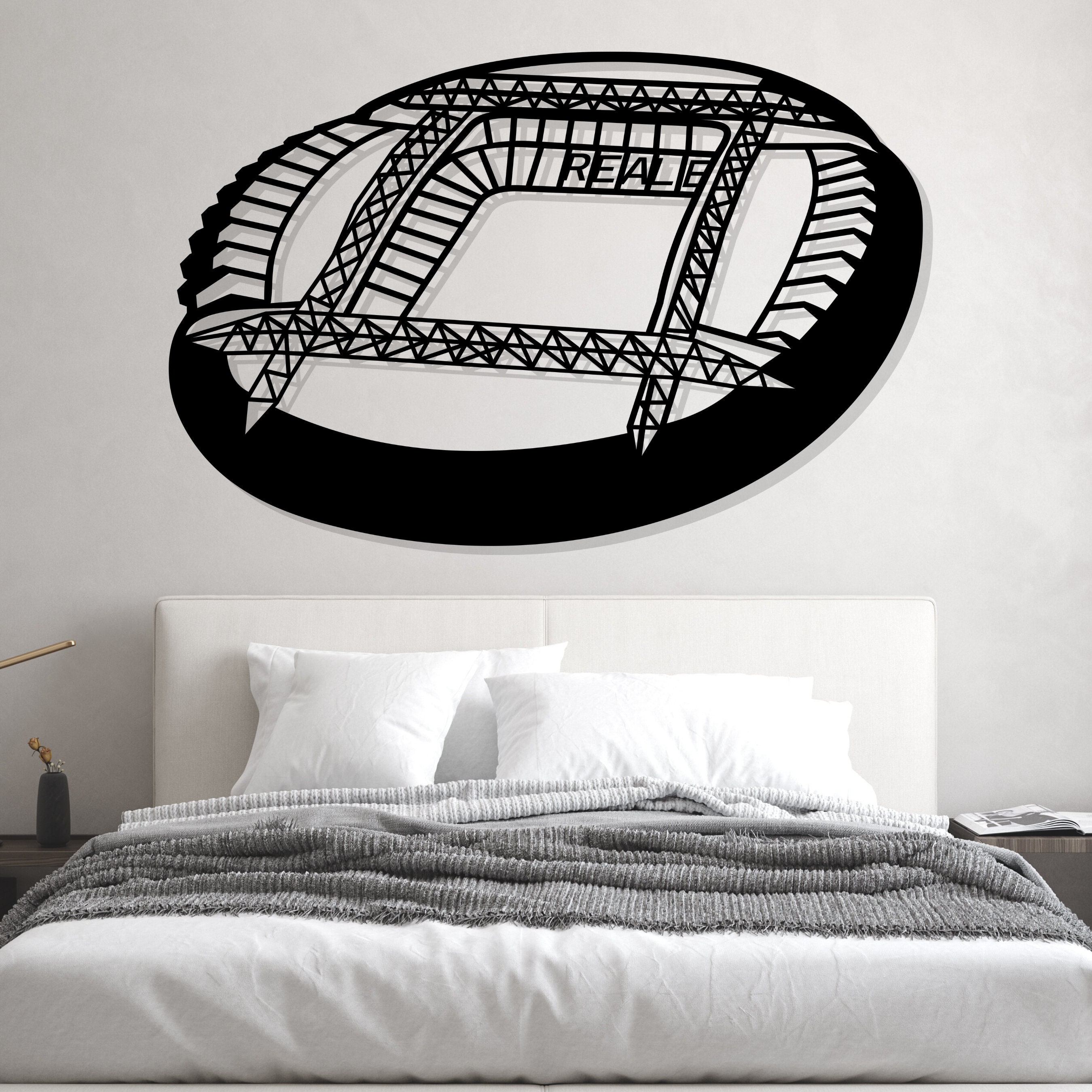 San Sebastian Football Stadium, Laser Cut Files, Sociedad Stadium Wall ...