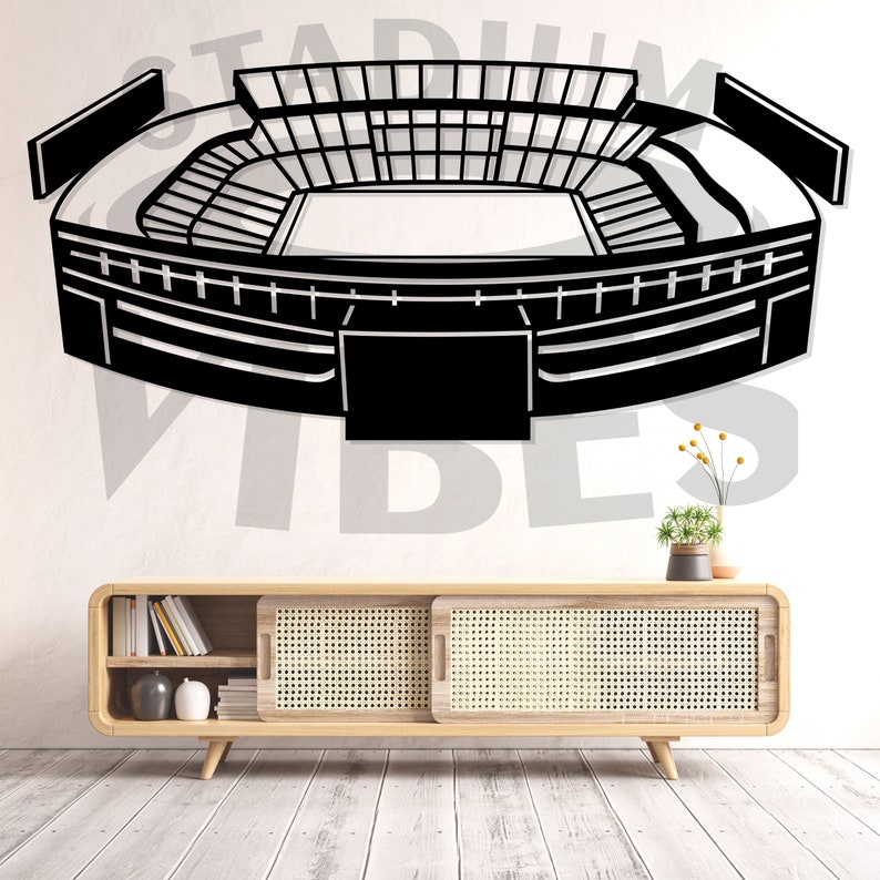 Jacksonsville Stadium Laser Cut Dxf Football Stadium Wall - Etsy
