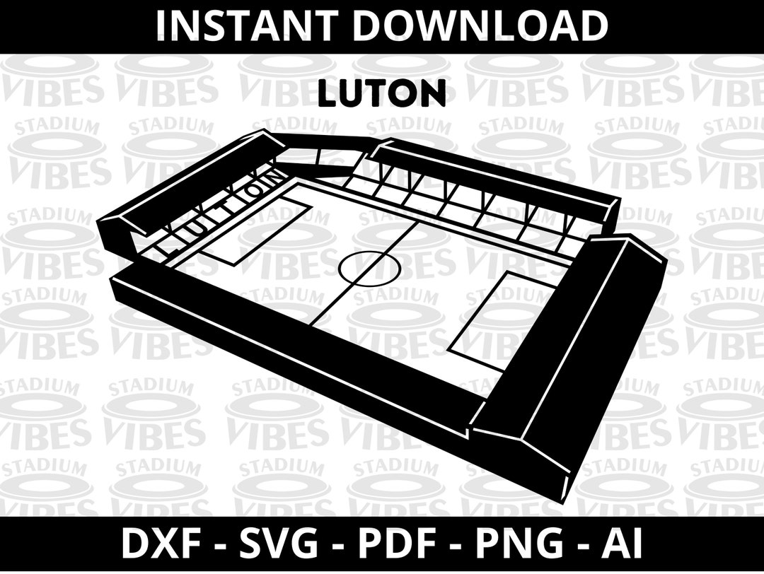 Luton Stadium Cut Template Laser Glowforge Cut File - Etsy