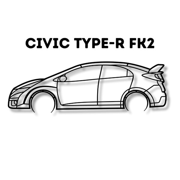 Honda Civic Silhouette - Etsy